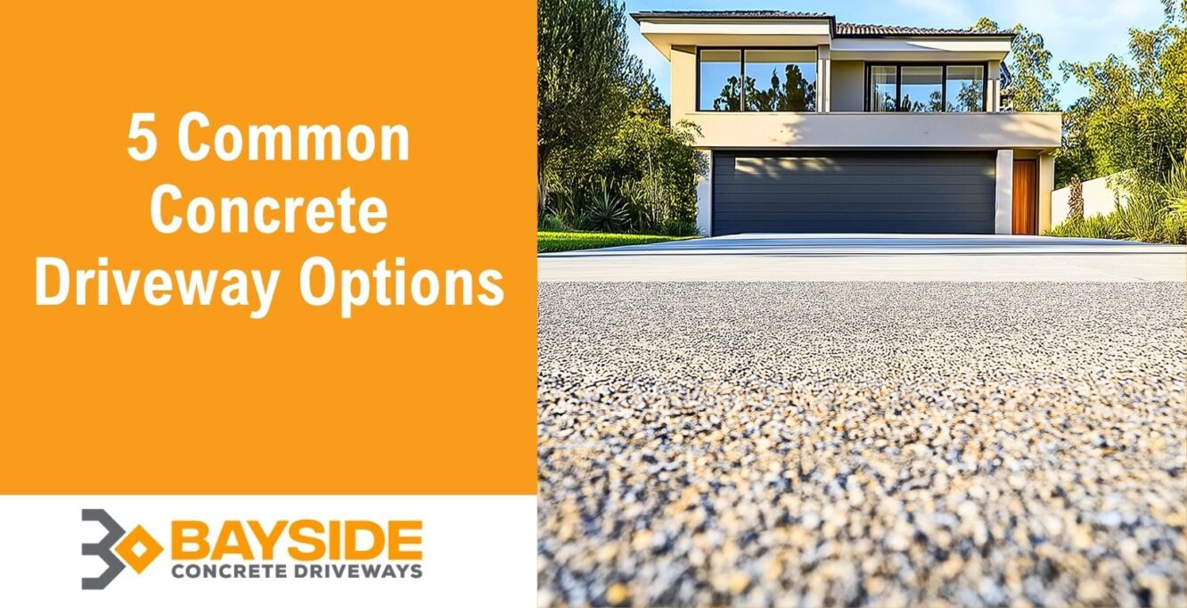 5 Common Concrete Driveway Options